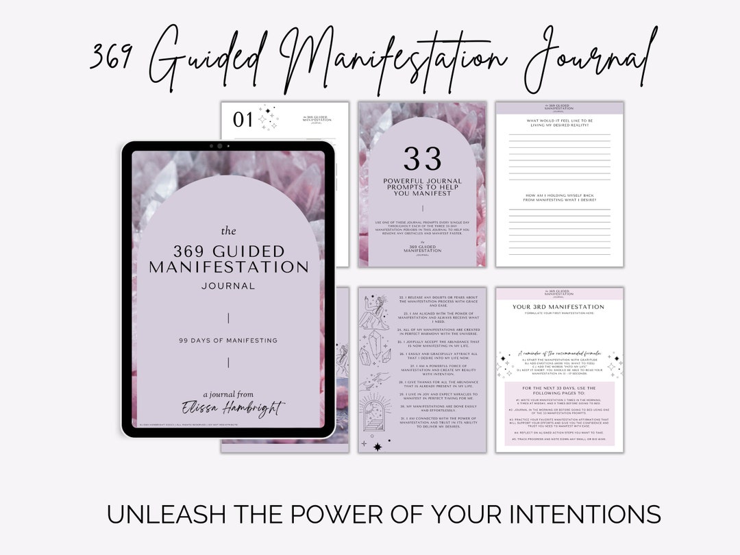 369 Manifestation Method Printable Pdf | Manifesting Journal ...