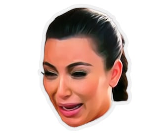 Kim K Cry Sticker - Etsy