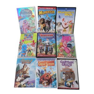 Great Kids Movies Total of Nine Movies All Dvd's All Animal Related See ...