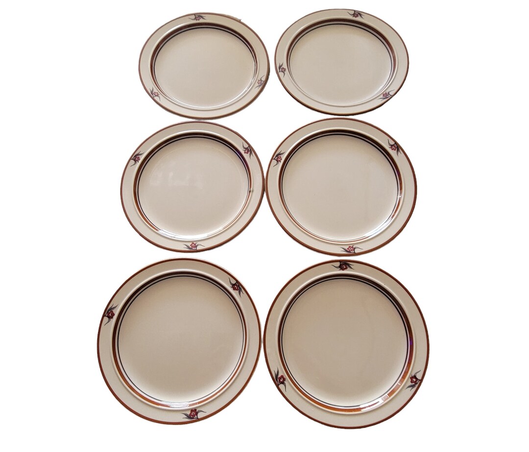 Vintage the Cellar Salad Plates Made for Macy's Perimeter Set of 6 - Etsy