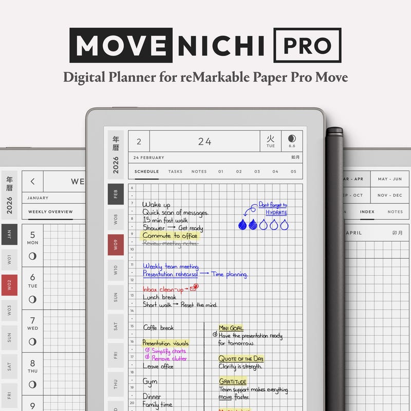 Paper Pro Move 2026 Daily - Etsy