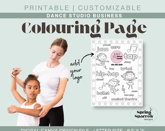 Gymnastics School Studio Colouring Activity Booklet for Small ...