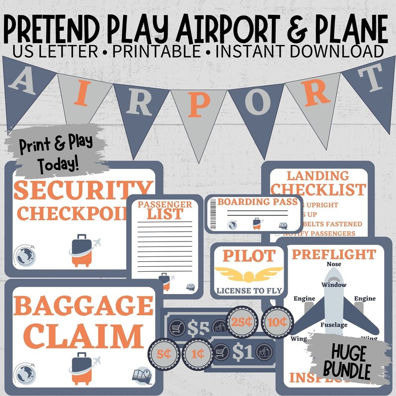 Pretend Passport - Etsy