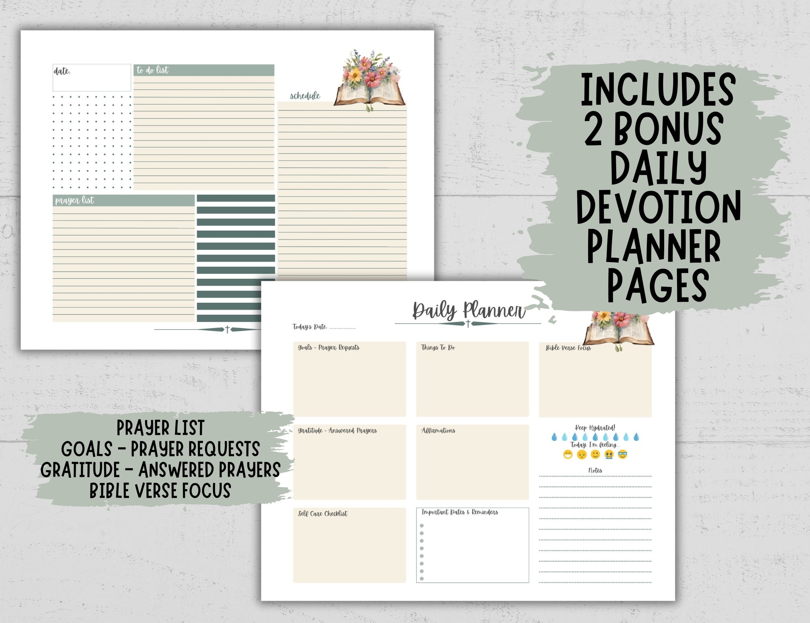 Printable Christian Calendar, 2024 Bible Verse Calendar, Perpetual ...