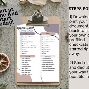 Modern Boho Ultimate Cleaning Planner Bundle, Goodnotes Compatible ...