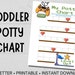 Gamer Potty Training Reward Chart for Toddler, Printable Toilet Routine ...