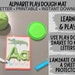Printable Animal Alphabet Play Dough Mats Dry Erase Letter - Etsy