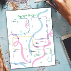 Printable Family Road Trip Activities Games and Journal Bundle, Summer ...