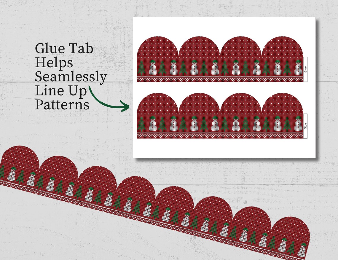 Classroom Bulletin Board Border Kit, Printable Christmas Sweater ...