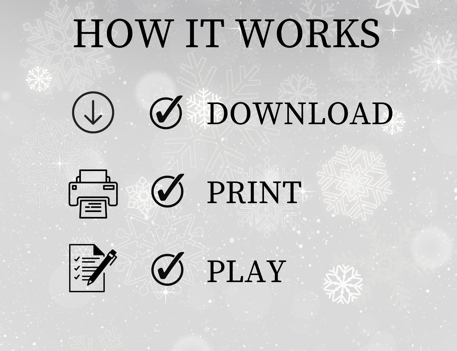 Outdoor Christmas Scavenger Hunt, Printable Holiday Lights Scavenger ...