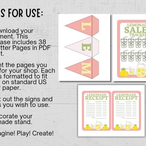 Printable Lemonade Stand Kit, Pretend Play Bundle, Dramatic Play ...