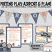 Pretend Play Airport Printable Bundle, Airplane Travel Dramatic Play ...