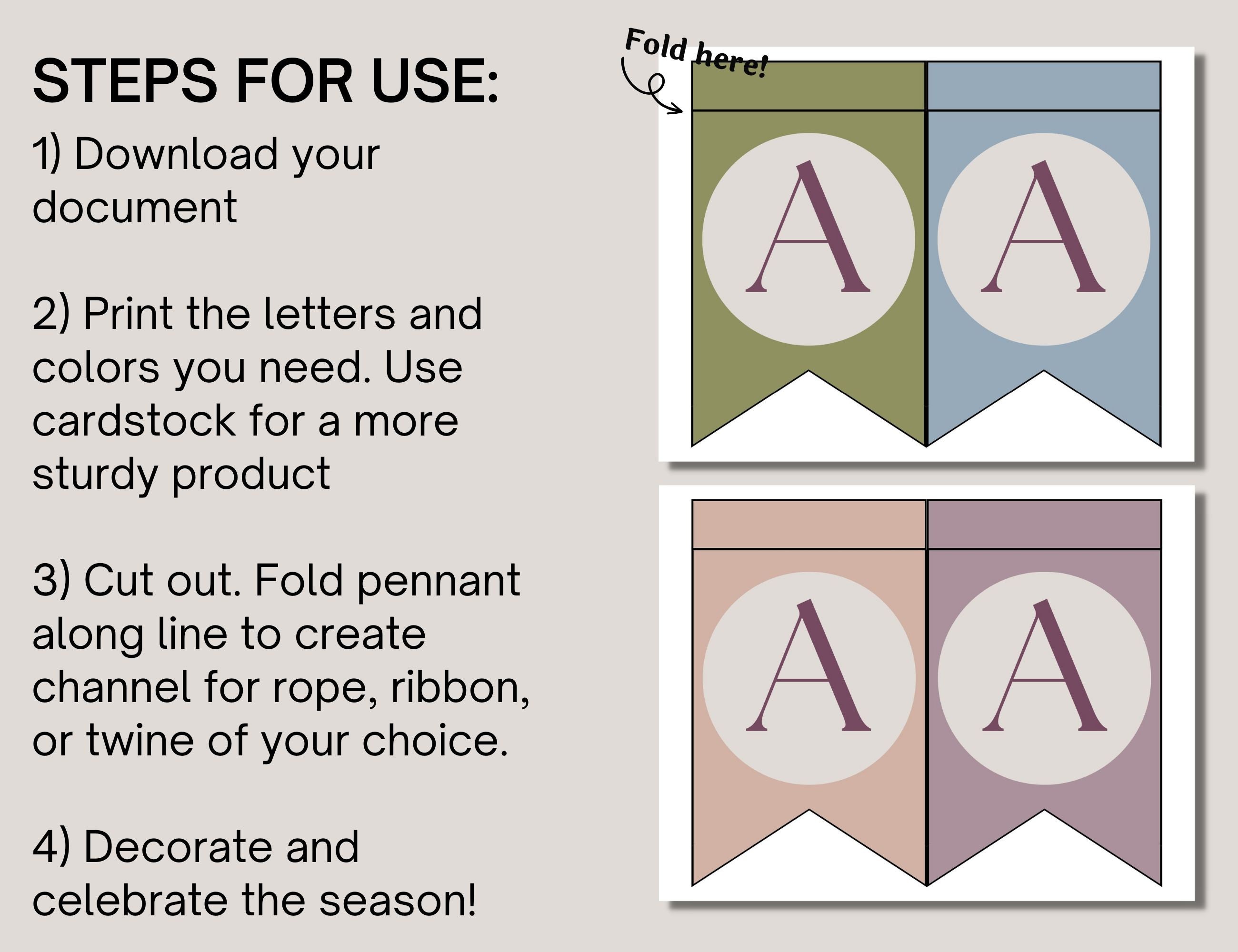 Custom Spring Time Banner Printable, Personalize Your Own Pennant ...