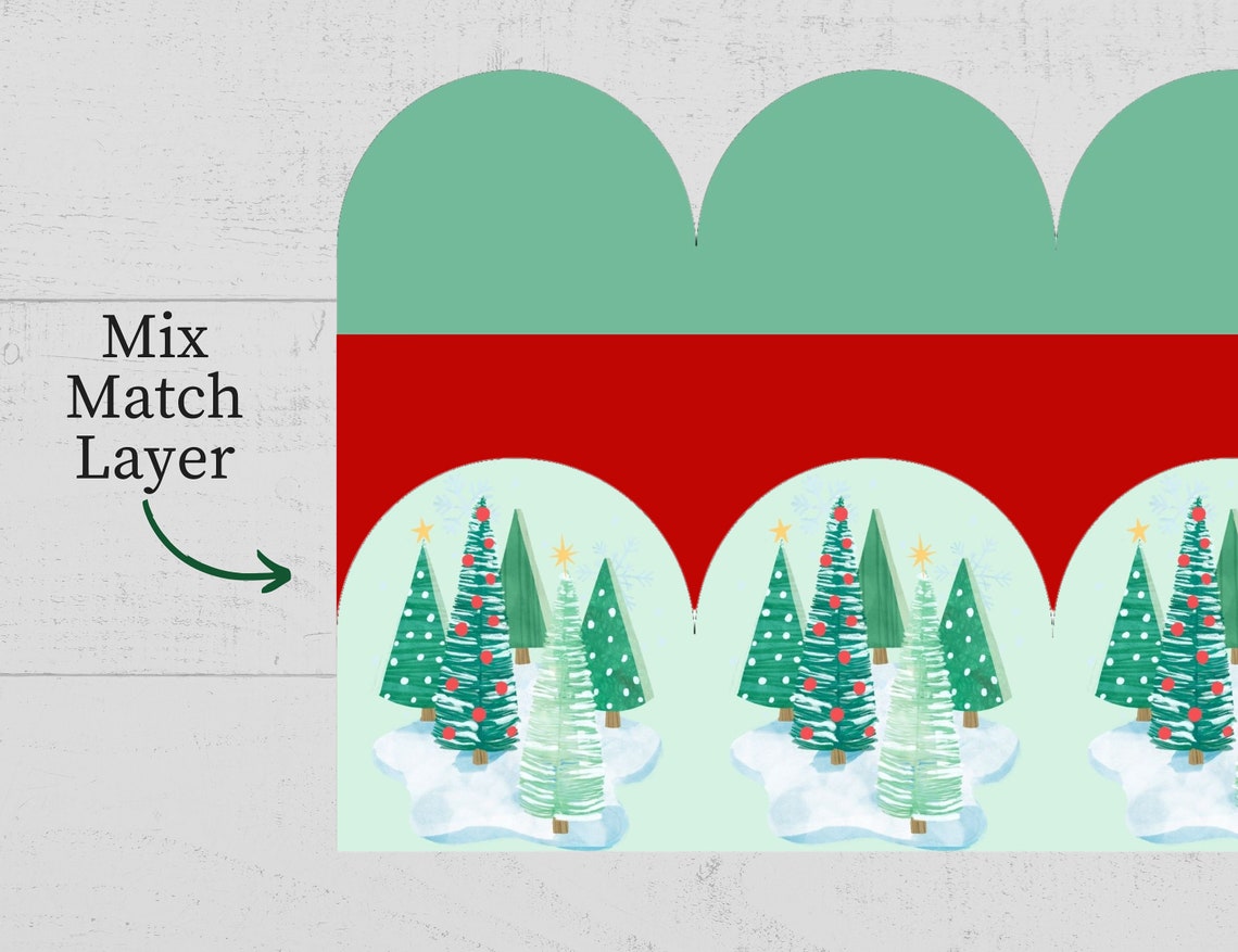 Classroom Bulletin Board Border Kit, Printable Christmas Winter ...