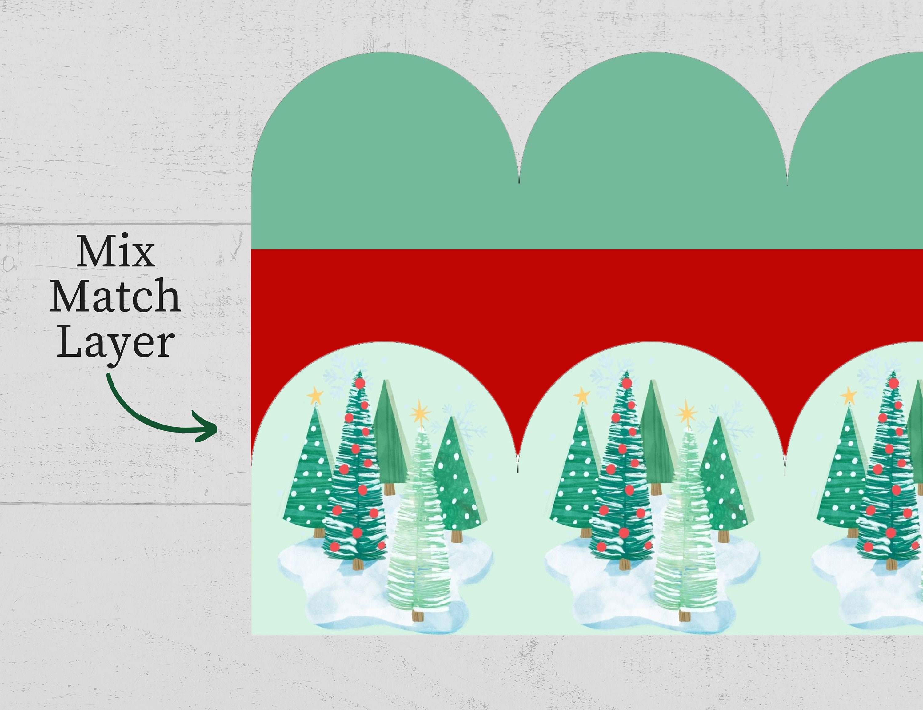 Classroom Bulletin Board Border Kit, Printable Christmas Winter ...