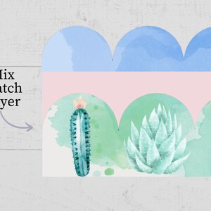 Watercolor Classroom Bulletin Board Border Kit, Printable Succulent ...