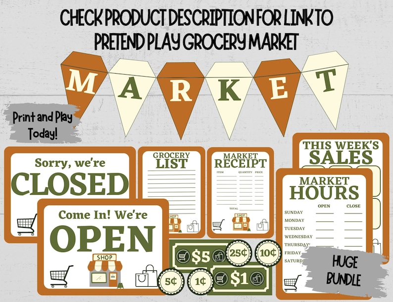 Pretend Play Airport Printable Bundle, Airplane Travel Dramatic Play ...