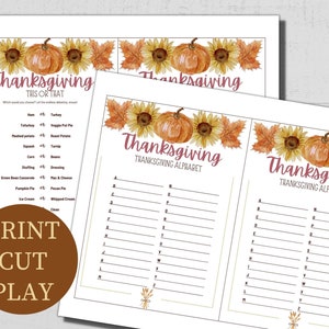 Printable Thanksgiving Games and Activities Ultimate Bundle, Kid and ...