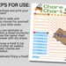 Gamer Chore Chart for Kids, Printable Responsibility Tracker and Reward ...