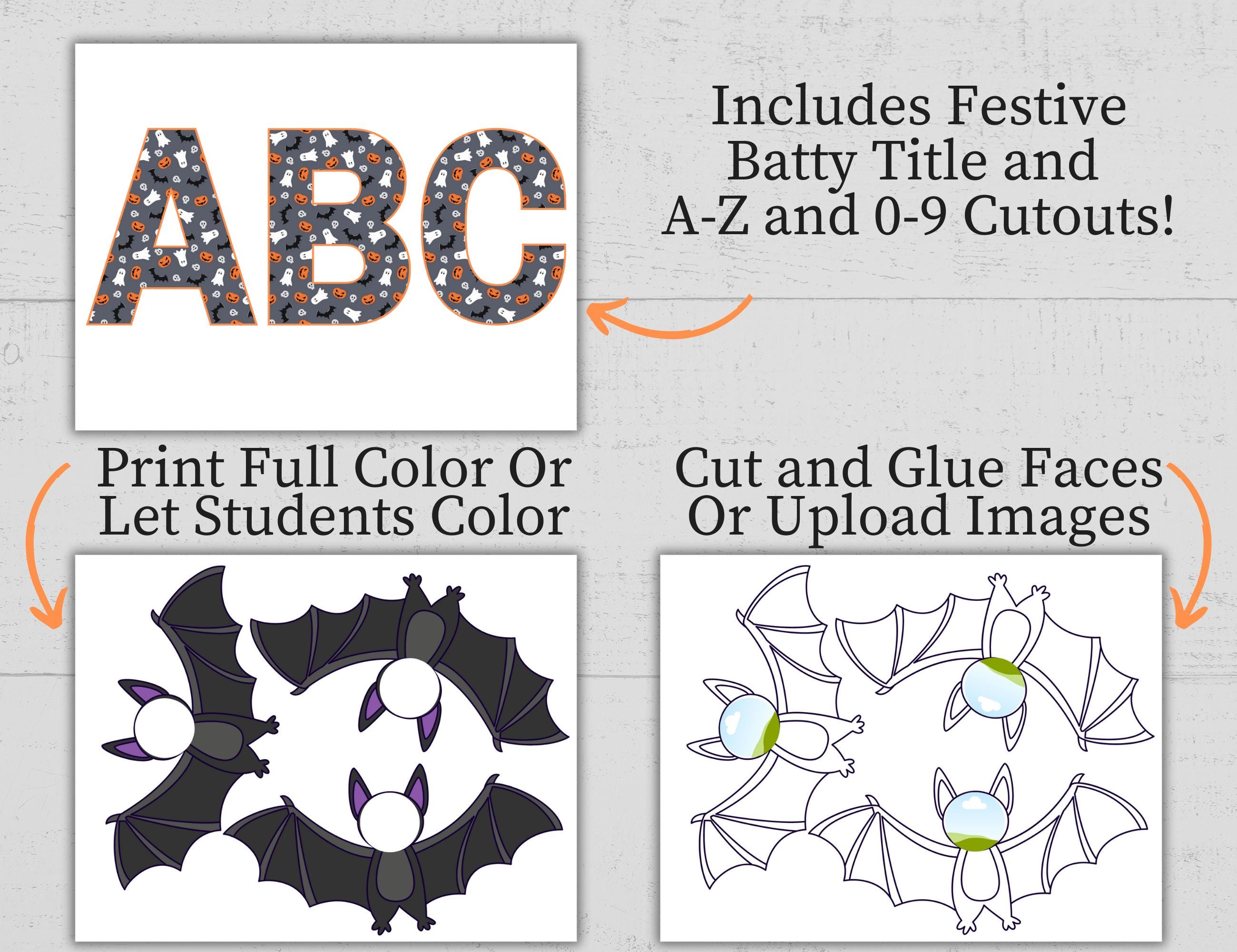 Spooky Halloween Bulletin Board Kit, Editable Classroom Bulletin Board ...