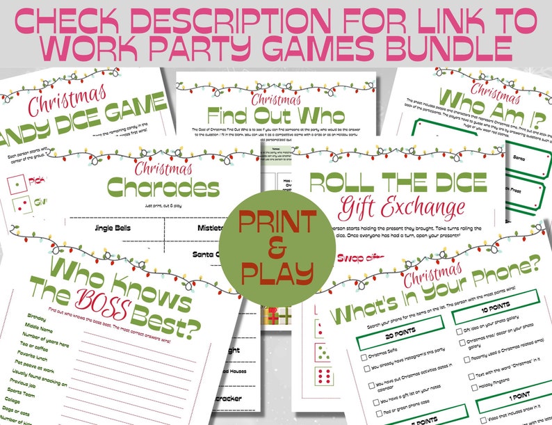 Printable Office Party Game, Who Knows the Boss Best Activity for Work ...