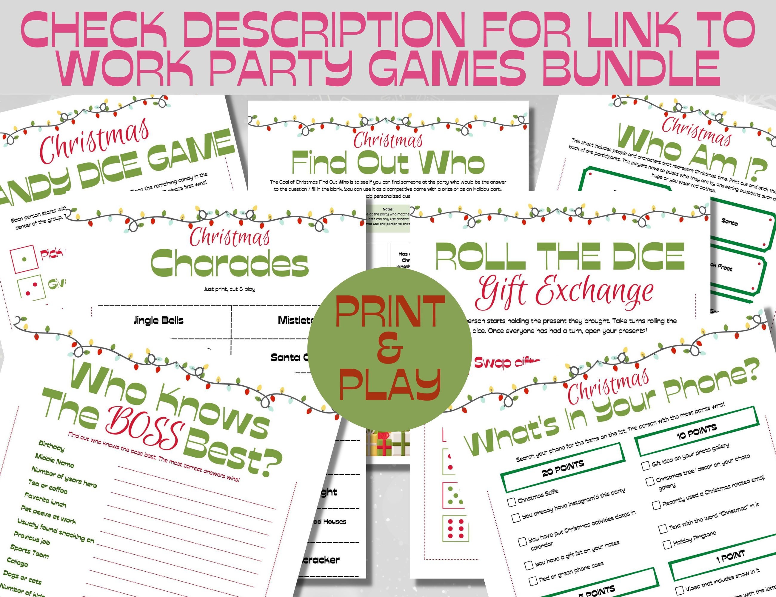 Printable Office Party Game, Who Knows the Boss Best Activity for Work ...