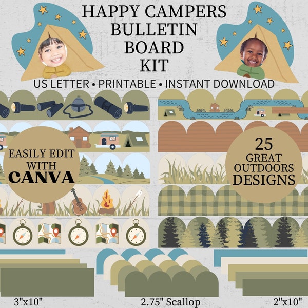 Camping Bulletin Board - Etsy