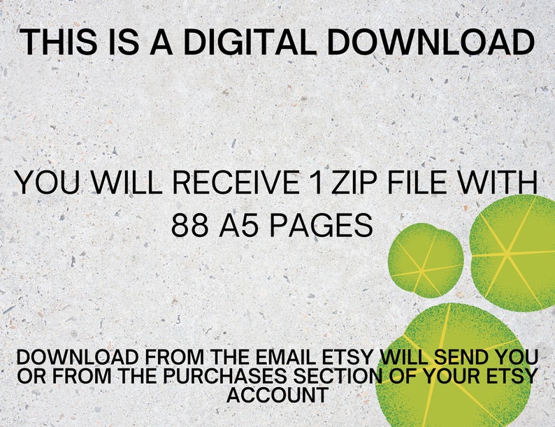 Printable Leopard Print A5 Planner Instant Download Monthly - Etsy