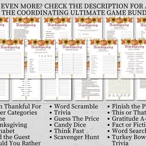 Printable Recipe Planner Book, Thanksgiving Recipe Cards, Thanksgiving ...