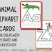 Printable Animal Alphabet Play Dough Mats Dry Erase Letter - Etsy