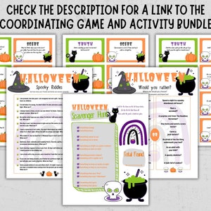 Halloween Candy Dice Game - Trick or Treat Activity - Halloween Party ...
