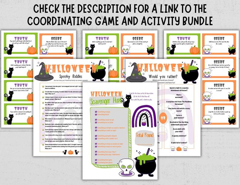 Halloween Candy Dice Game - Trick or Treat Activity - Halloween Party ...