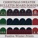 Classroom Bulletin Board Border Kit Printable Christmas - Etsy