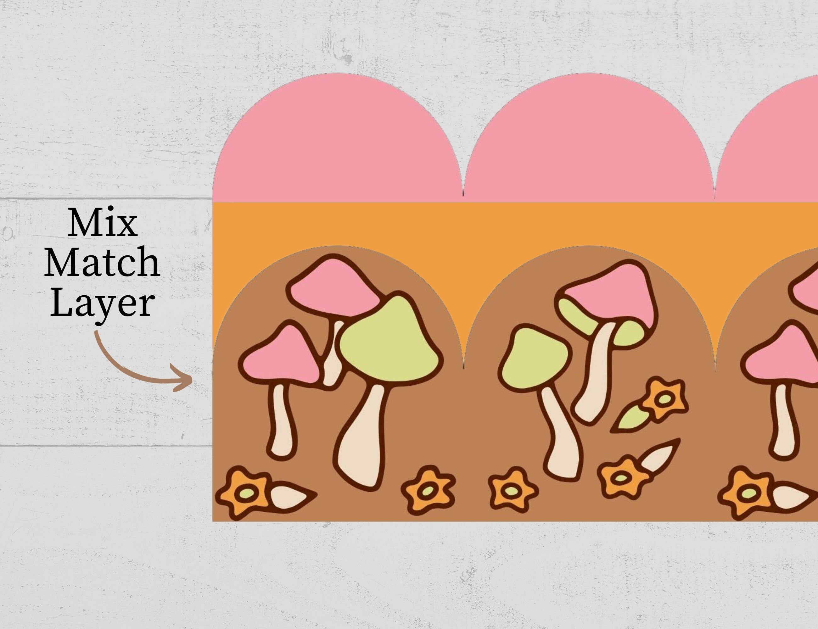 Groovy Classroom Bulletin Board Border Kit, Printable Retro Hippie-chic ...