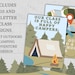 Printable Happy Camper Back to School Classroom Signs, Great Outdoors ...