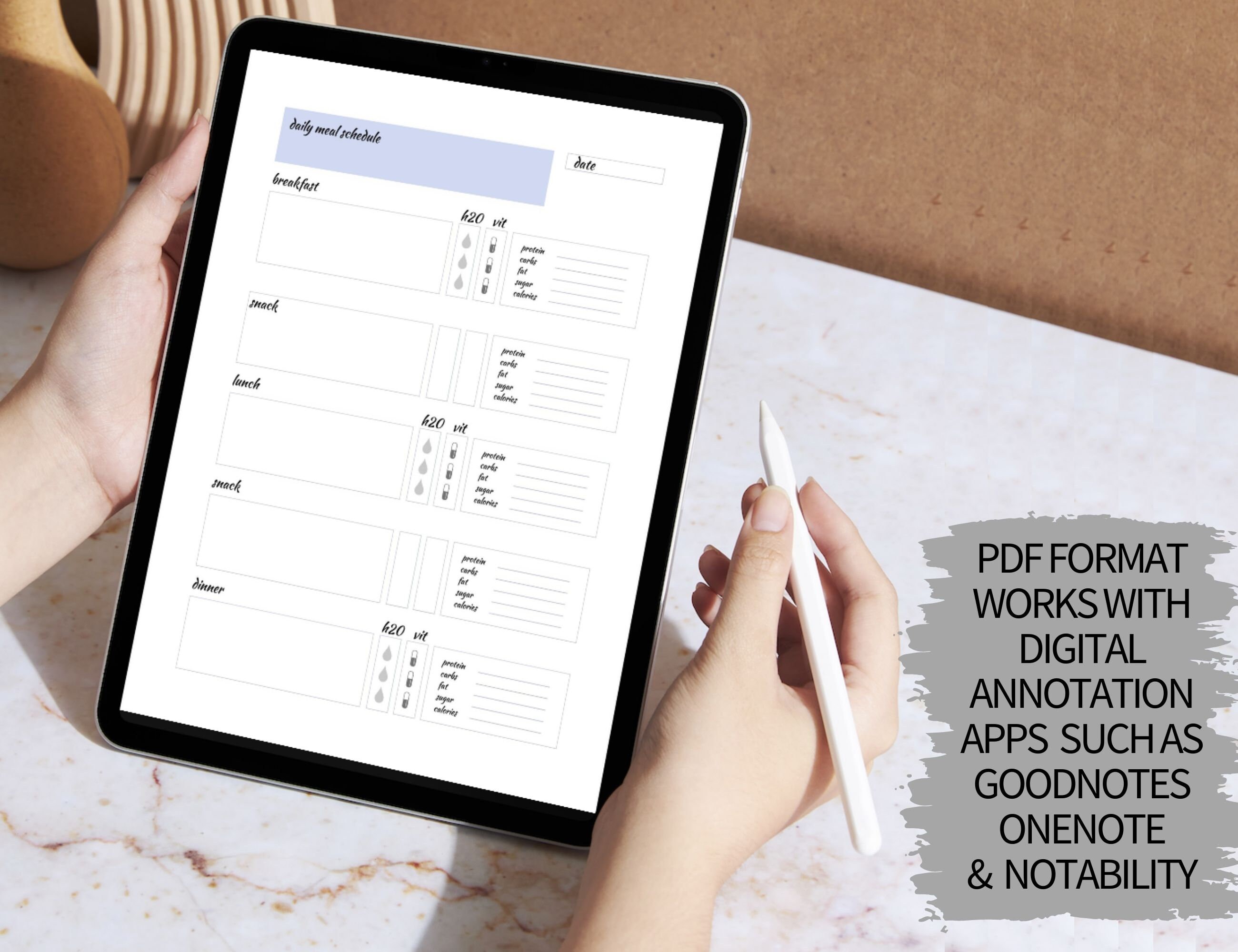 Watercolor Cactus Meal Planner, Meal Planning Bundle, Weekly Meal ...