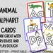 Printable Animal Alphabet Play Dough Mats Dry Erase Letter - Etsy
