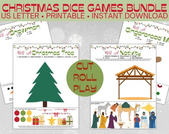 Roll a Nativity Game - Etsy