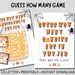Halloween Guess How Many Candy Corns Game, Printable Count the Candies ...
