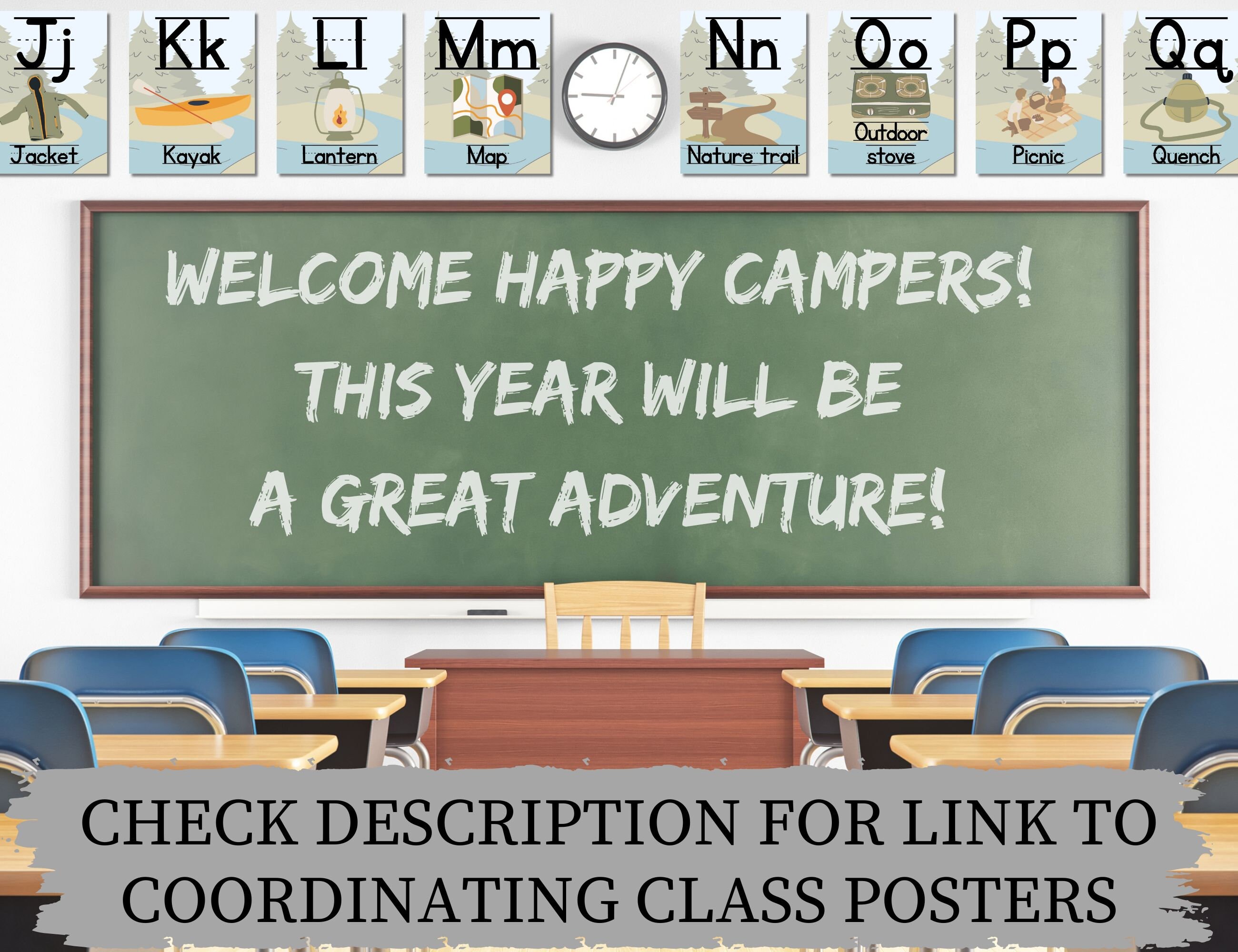 Happy Camper Back to School Templates, Meet the Teacher Flyer, Welcome ...