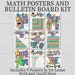 Math Classroom Bulletin Board Border Kit, Printable Retro Math ...