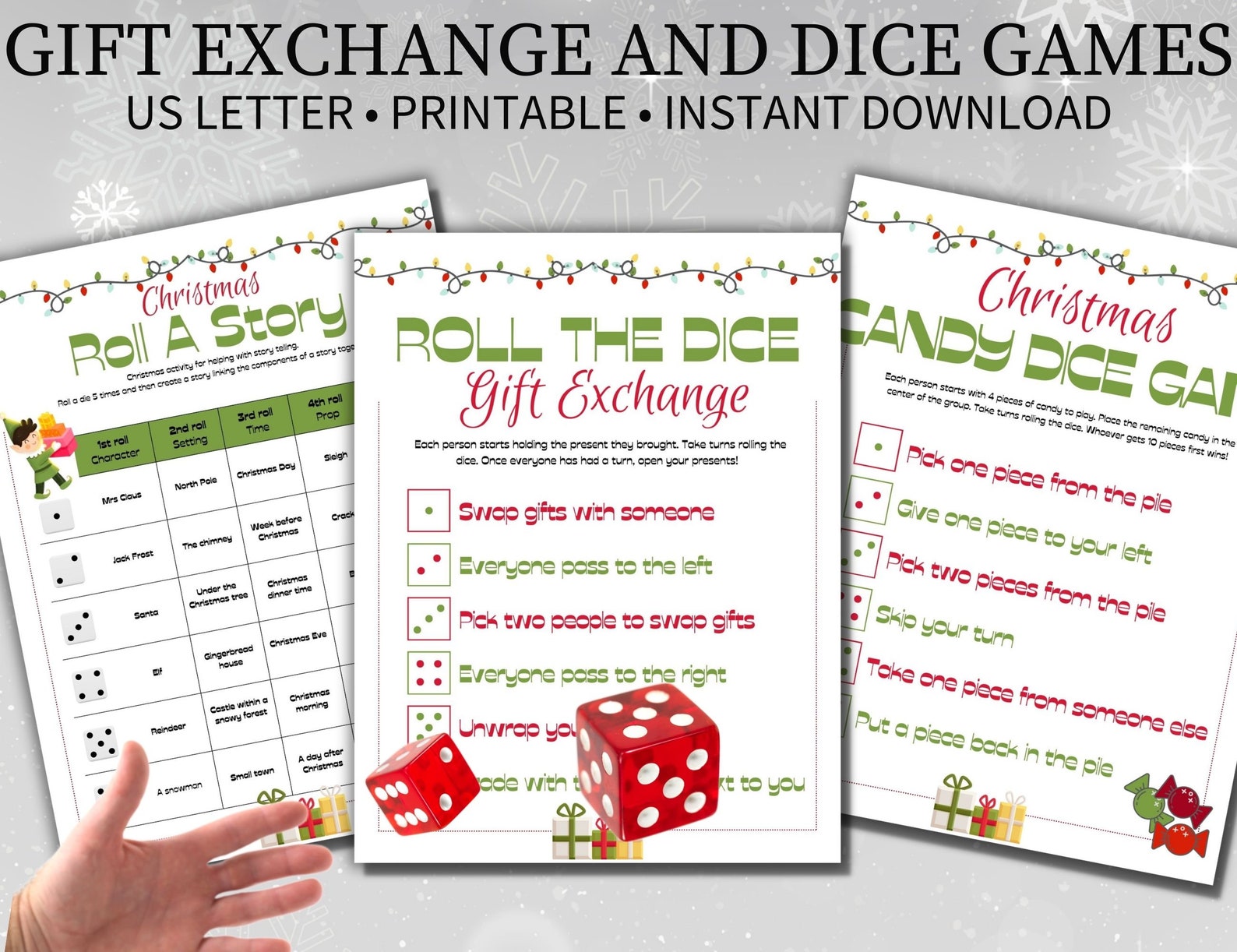 Printable Christmas Game Bundle Ultimate Holiday Activity Pack ...