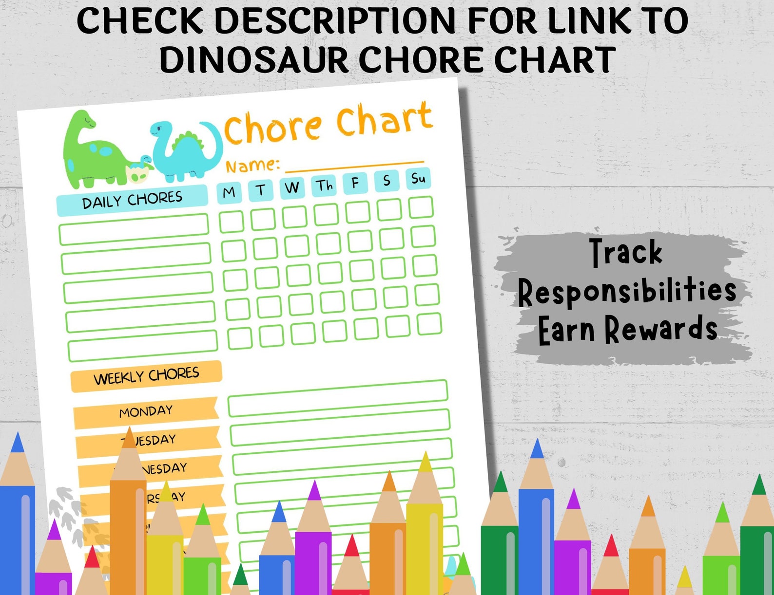 Dinosaur Kid's Savings Challenge, Savings Tracker, 100 Dollar Chart ...