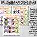 Halloween Memory Matching Card Game, Halloween Go Fish, Halloween Card ...