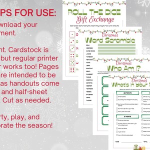 Printable Christmas Game Bundle Ultimate Holiday Activity - Etsy