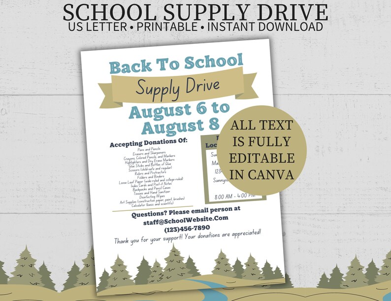 Happy Camper Back to School Templates, Meet the Teacher Flyer, Welcome ...