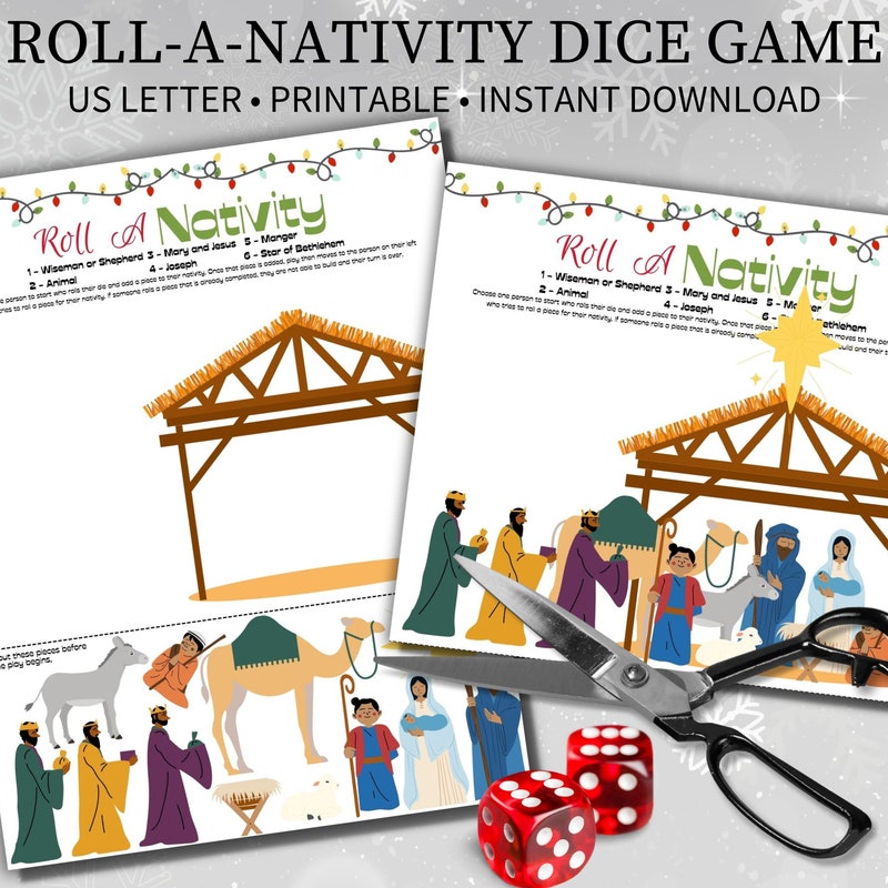 Nativity Printable - Etsy