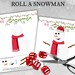Christmas Dice Game Bundle, Roll A Snowman, Roll A Nativity, Roll A ...