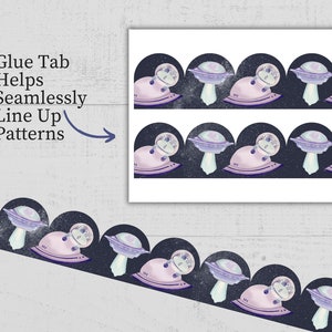 Classroom Bulletin Board Border Kit, Printable Boho Outer Space ...