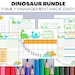 Printable Dinosaur Themed Family Management, Kid Planners, Charts, and ...